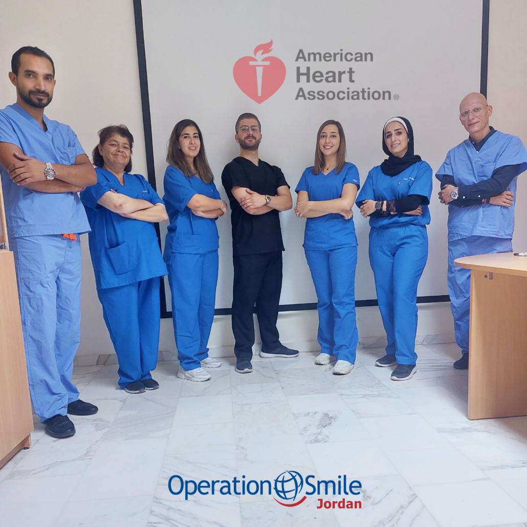 AHA HeartSaver Course has been completed by Operation Smile Jordan ...